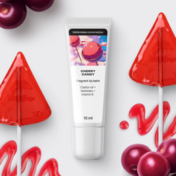 Купить Бальзам для губ Вишнёвый леденец 10 мл по выгодной цене ...